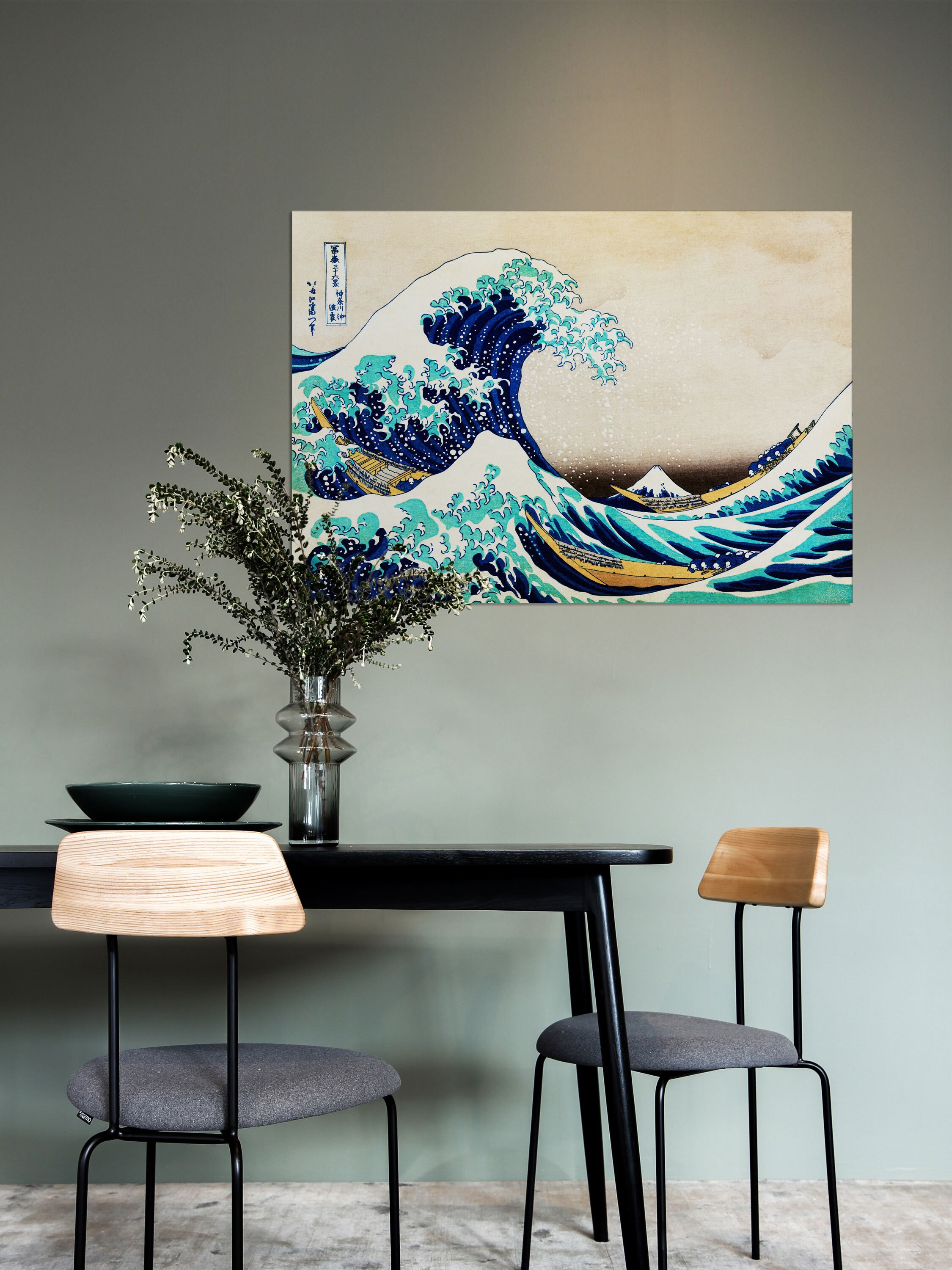 The Great Wave by Katsushika Hokusai Japanese Woodblock | Etsy