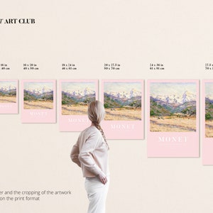 Monet Poster the Valley of the Nervia Claude Monet Print, Blush ...