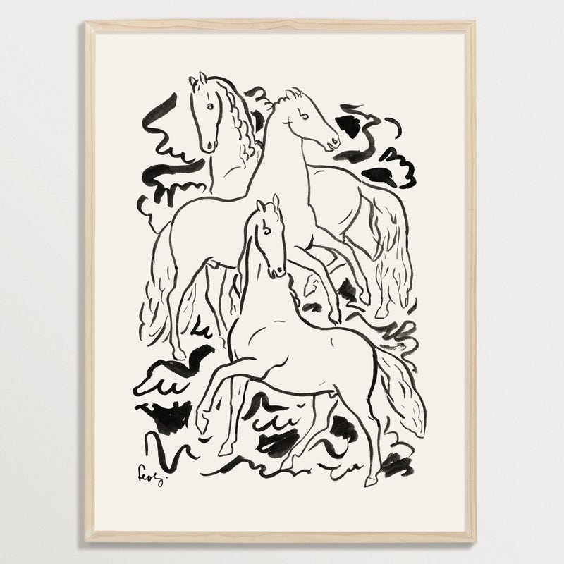 Ink Drawing Print - Etsy