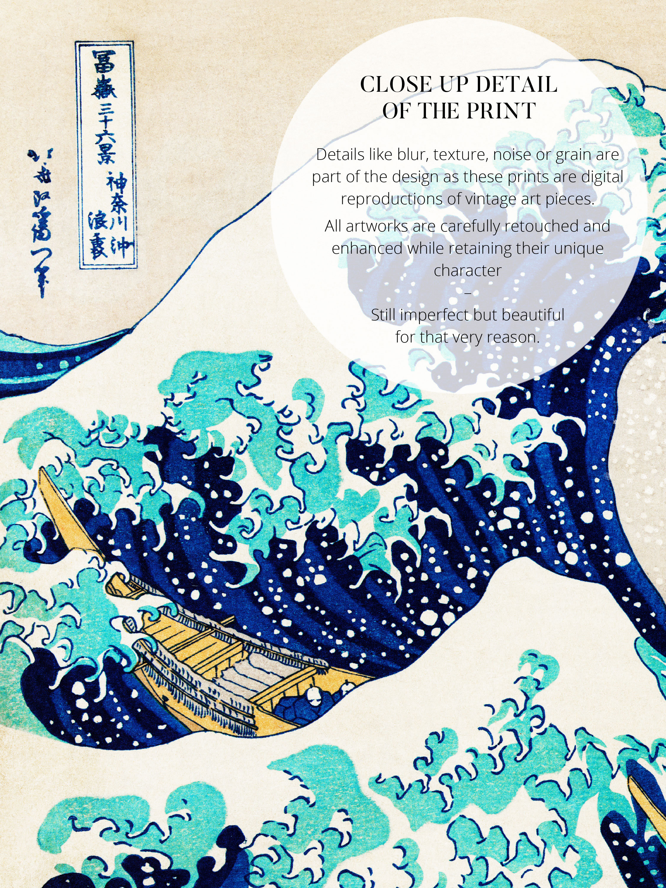 The Great Wave by Katsushika Hokusai Japanese Woodblock | Etsy
