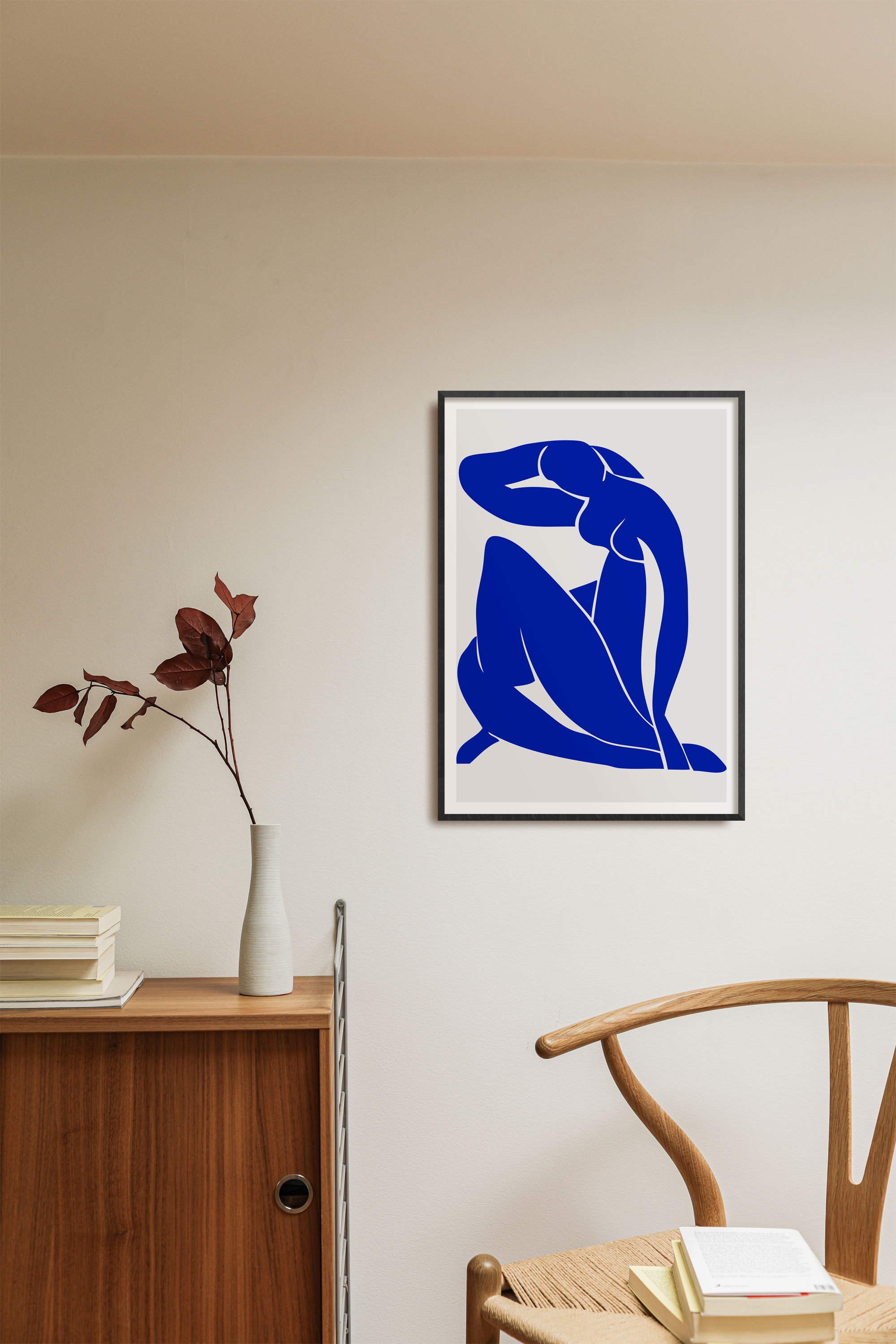 BLUE NUDE Cutout Print Henri Matisse Minimalist Modern Wall - Etsy