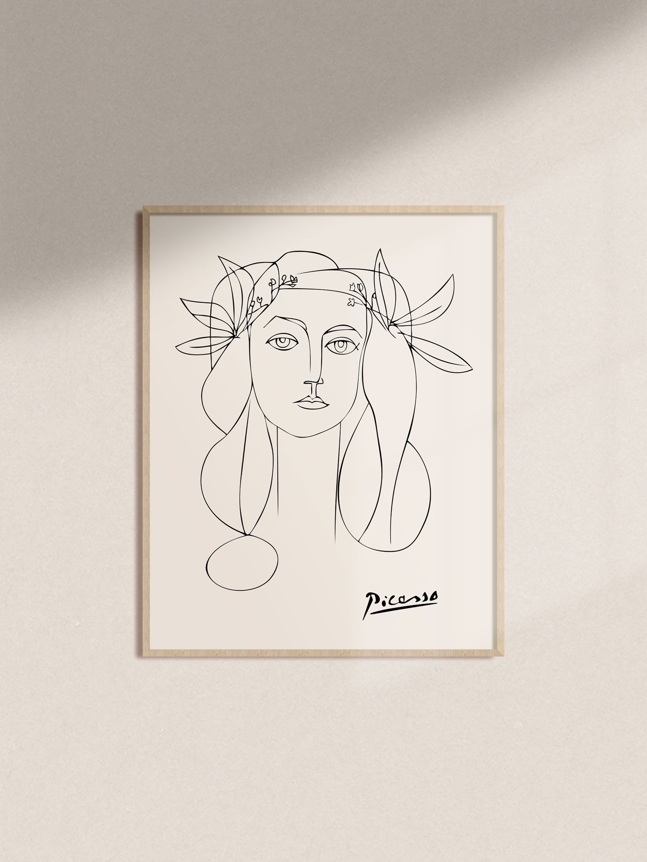 Picasso Sketch Woman