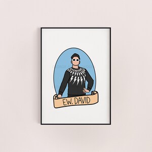 Ew David Print David Rose Schitt's Creek Printable Wall Art Home Décor ...