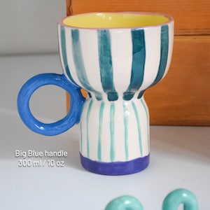 Funky Mugs Collection | Unique Handmade Ceramic Coffee Cups, Use or ...