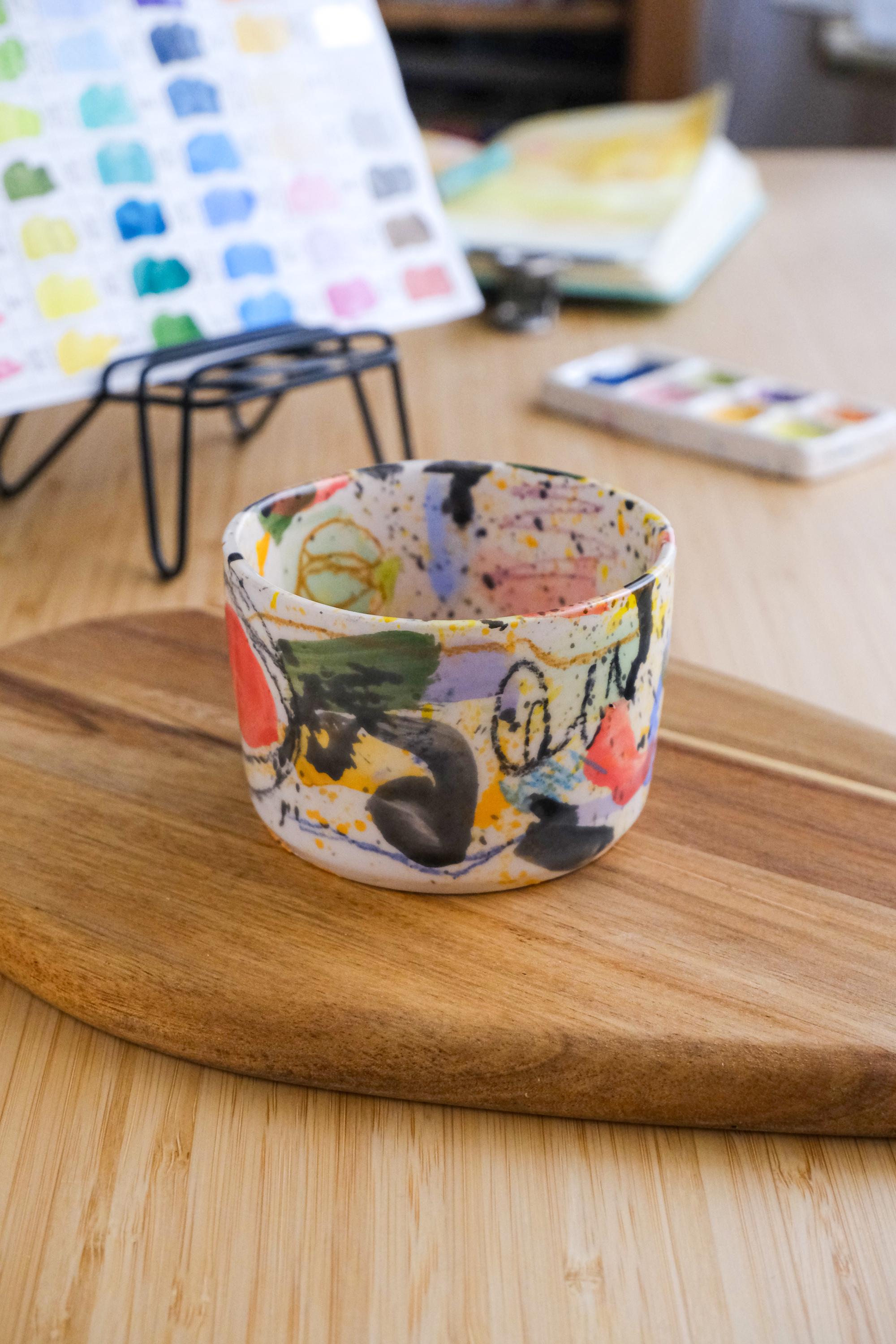 Art Cup Handmade Ceramic for Coffee, Pottery Cup Collection Decoration ...
