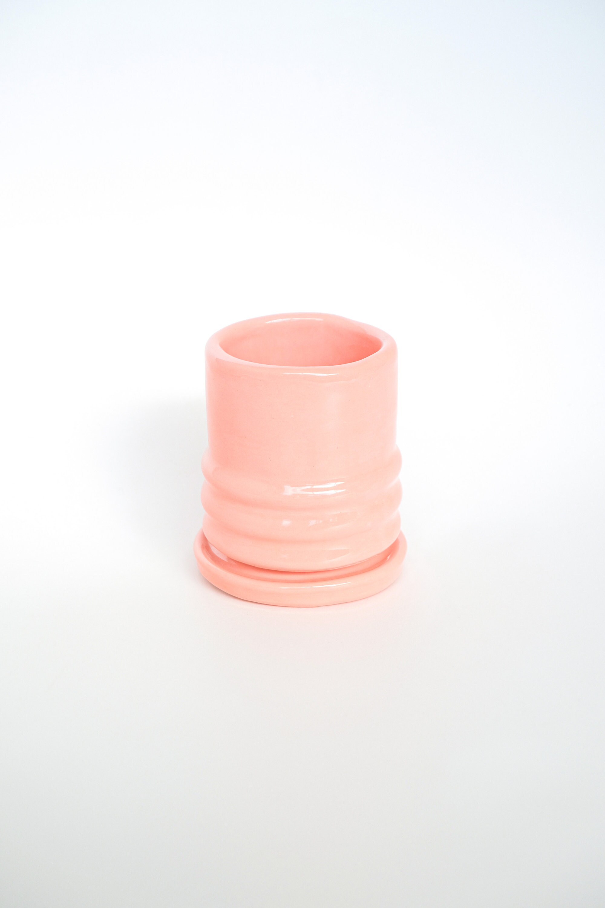 Bubble Cup Handmade Ceramic Cup With Saucer Pottery Tumbler and Coaster ...