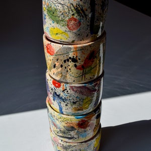 Art Cup Handmade Ceramic for Coffee, Pottery Cup Collection Decoration ...