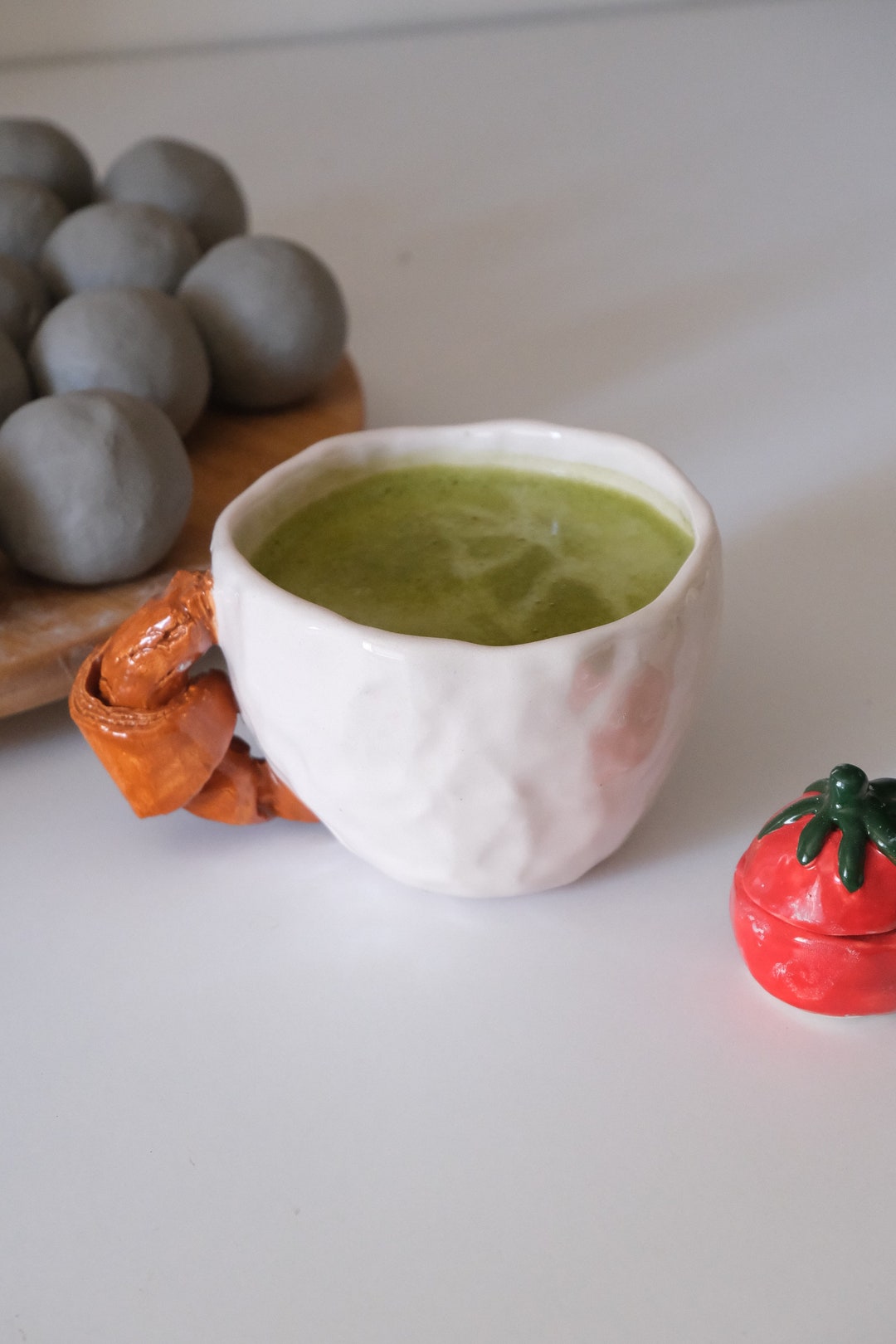 Croissant Mug Handmade Ceramic Gift From Parisian Mornings French ...