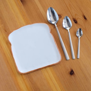 Toast Plate Large Handmade Ceramic Bakery Collection Kitchen Decor ...