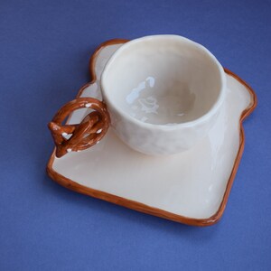 Toast Plate Large Handmade Ceramic Bakery Collection Kitchen Decor ...