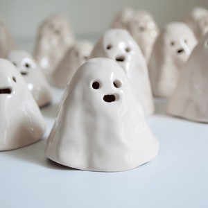 Ceramic Decor Incense Burner Ghosts Handmade Halloween Decor Spooky ...