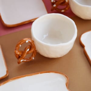 Handmade Ceramic Pretzel Mug: Unique Coffee Lover Gift, Original Design ...