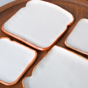 Toast Plate Large Handmade Ceramic Bakery Collection Kitchen Decor ...