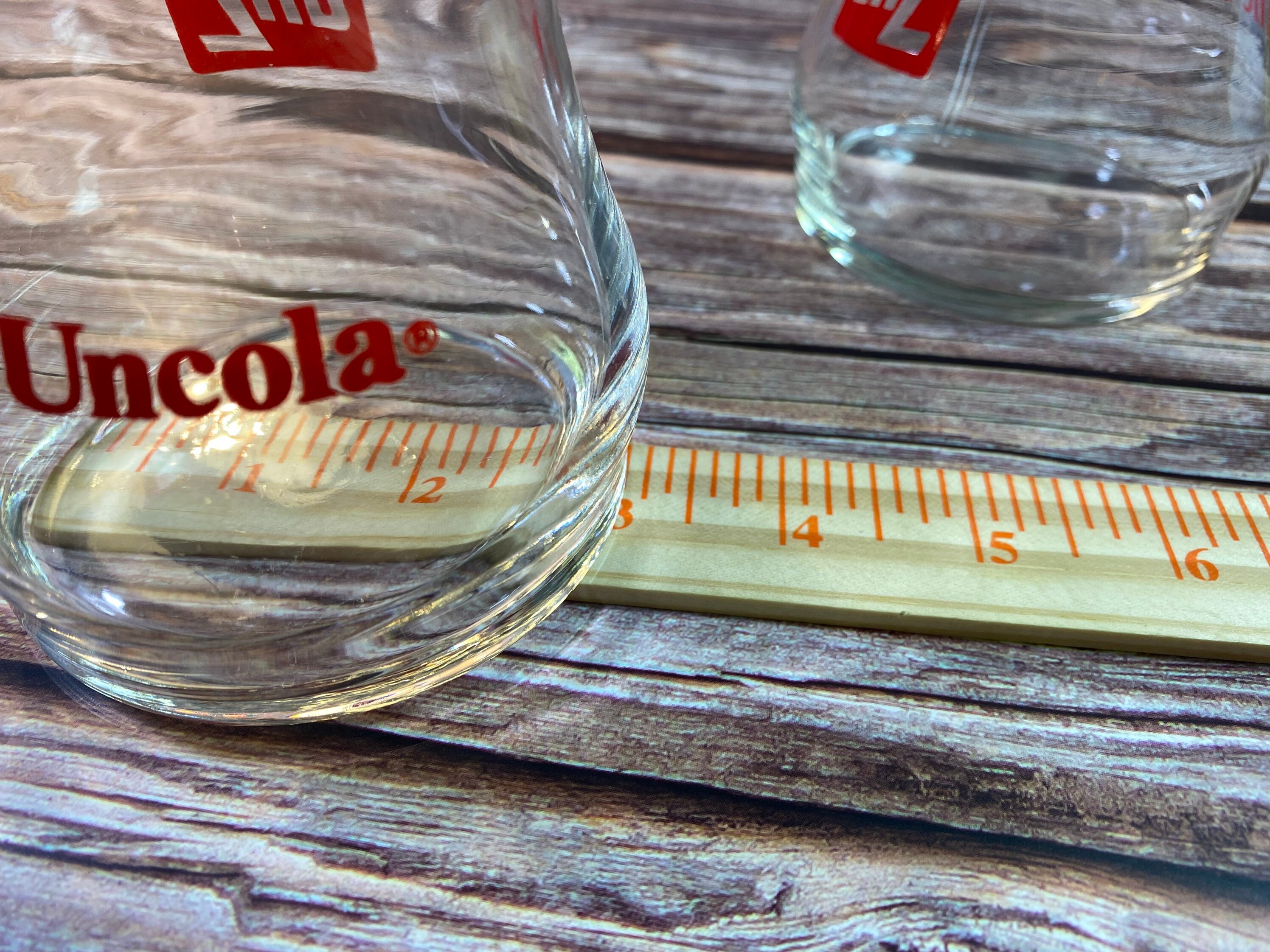 Vintage 1980s 7-up Uncola Set of Two Glasses - Etsy