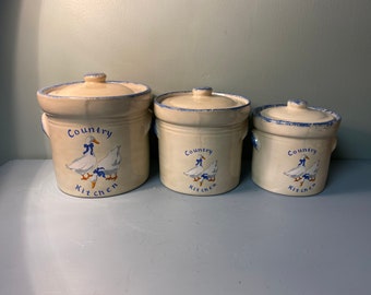 Duck Kitchen Canisters Set - Etsy