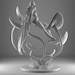 Moon Fae | 32mm or 75mm Fantasy Resin Miniature | Dnd Miniature | RPG ...