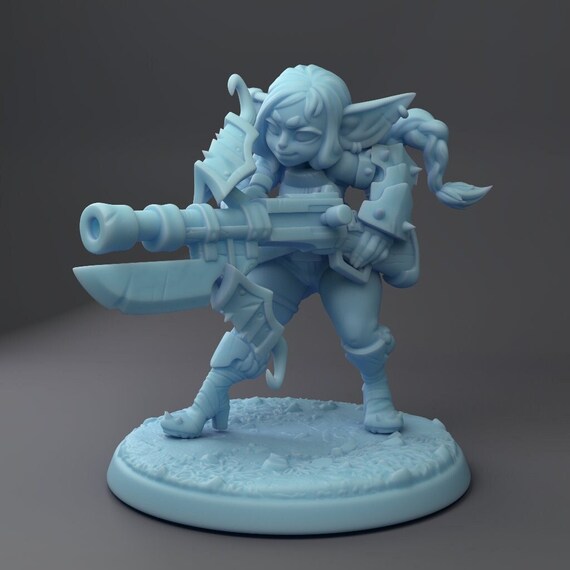 Goblin Bow-gunner 32mm or 75mm Fantasy Miniature Dnd - Etsy