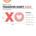 Icing Transfer Sheet 5 Sizes, Valentine's Day Cookie XO XO Royal Icing ...
