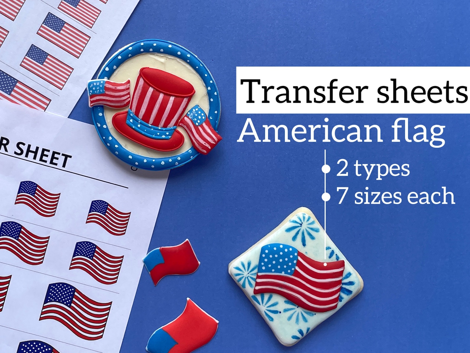 Icing Transfer Sheet 5 Sizes, Valentine's Day Cookie XO XO Royal Icing ...