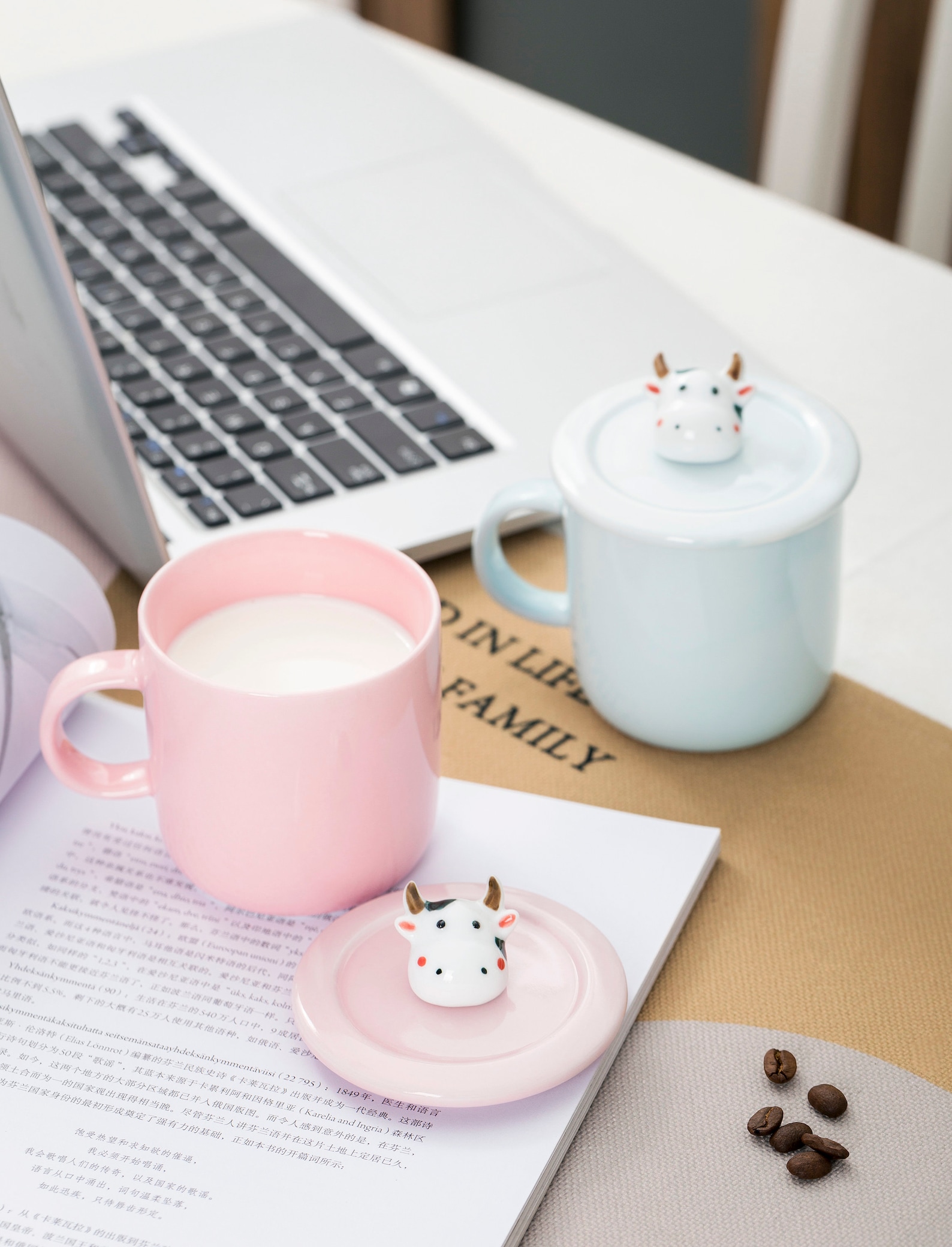 Cow Cups, Adorable Cups, Handmade Ceramic Cups, Lovely Gift - Etsy