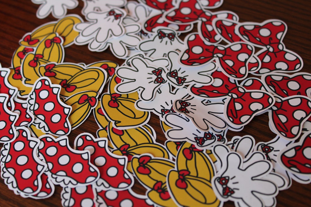 Minnie Mouse Sticker Pack - Etsy