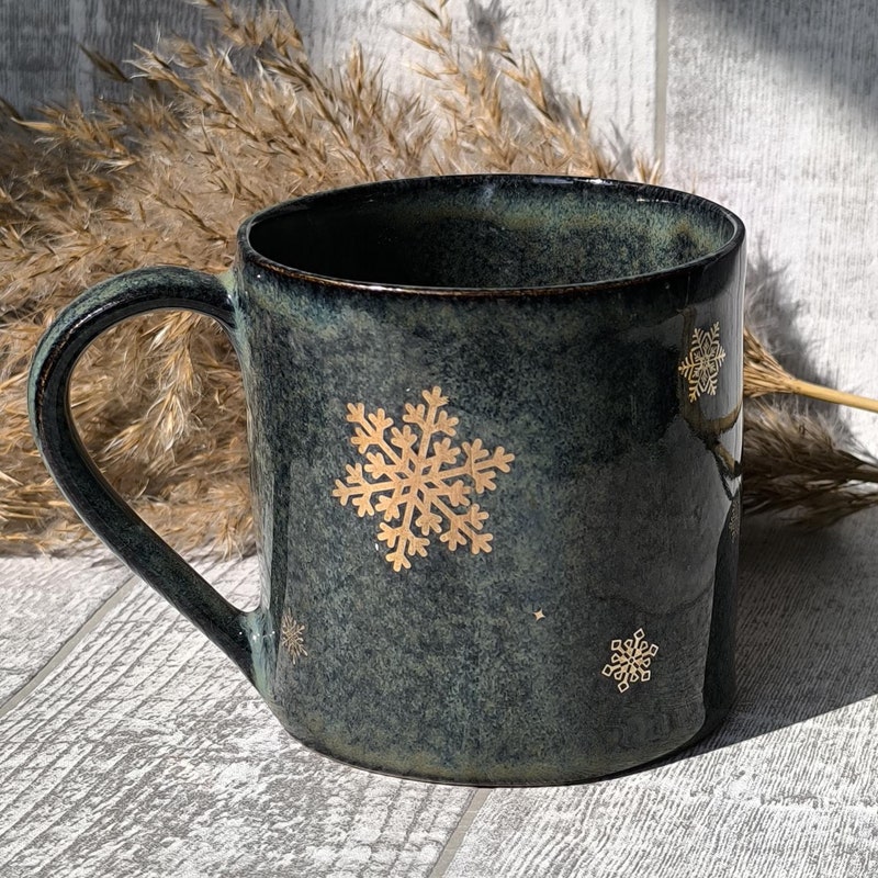 Snowflake Mug - Etsy