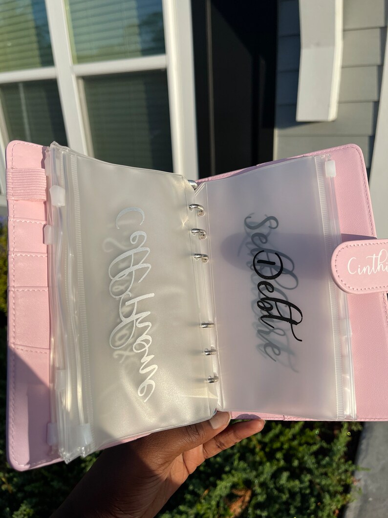 Pink Budget Binder Just Like Magic - Etsy