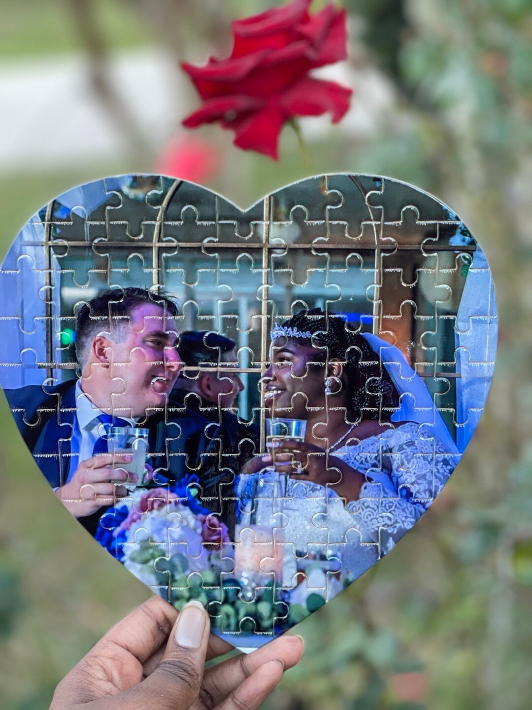 Personalized “heart” Shape Puzzle Perfect for Holiday Gift - Etsy