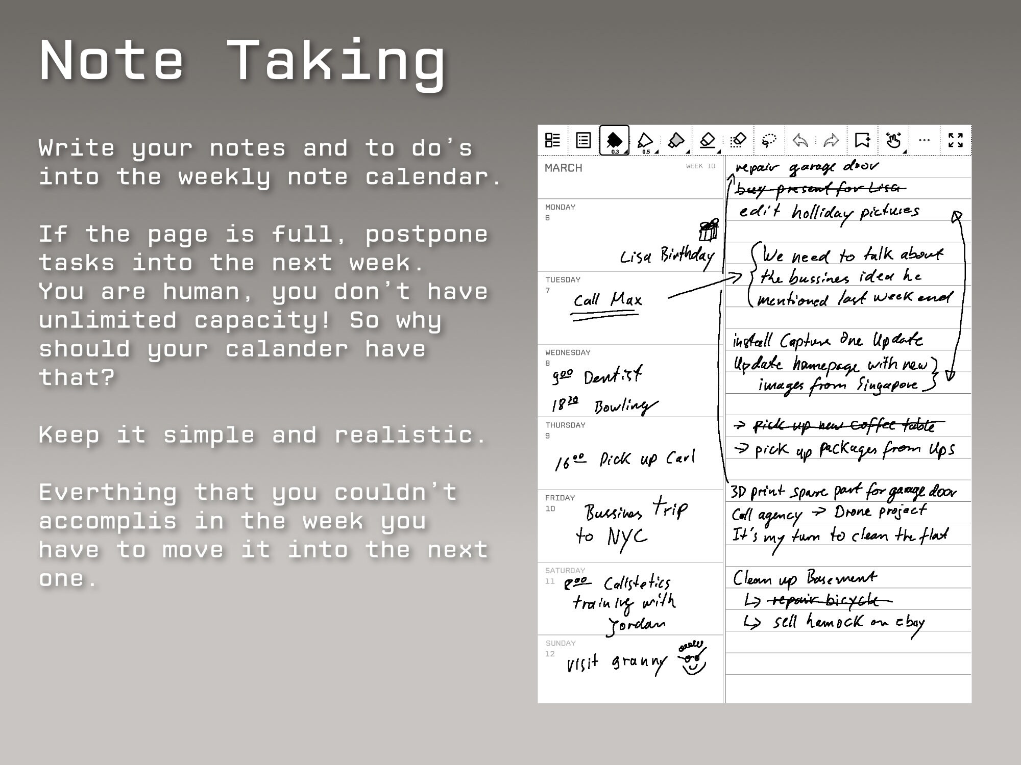 Supernote Calendar 2023 for A5x and A6x - Etsy