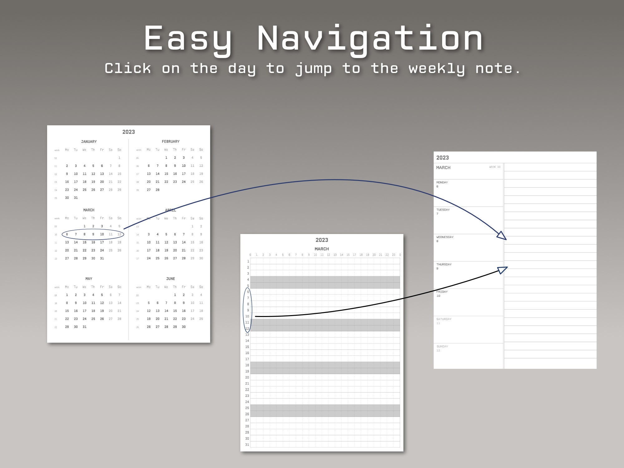 Supernote Calendar 2023 for A5x and A6x - Etsy