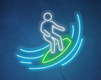 Neon Surf | Etsy