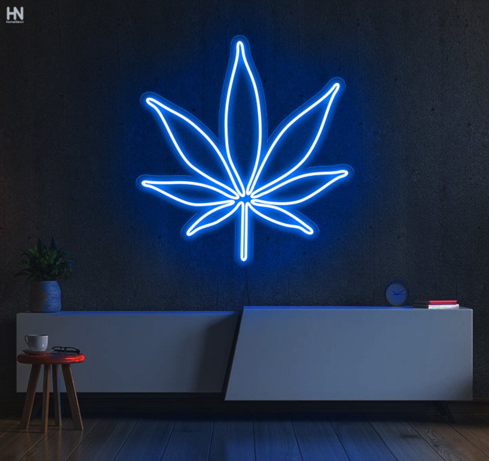 Cannabis Neon Wall Sign Marijuana Neon Sign Ganja Sign | Etsy