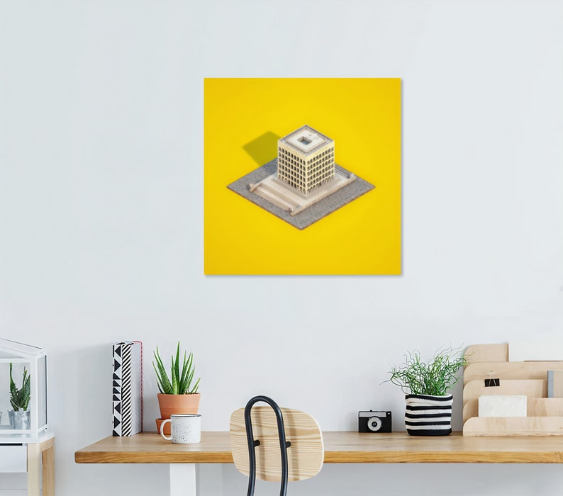 Colosseum Square 3D Isometric - Etsy