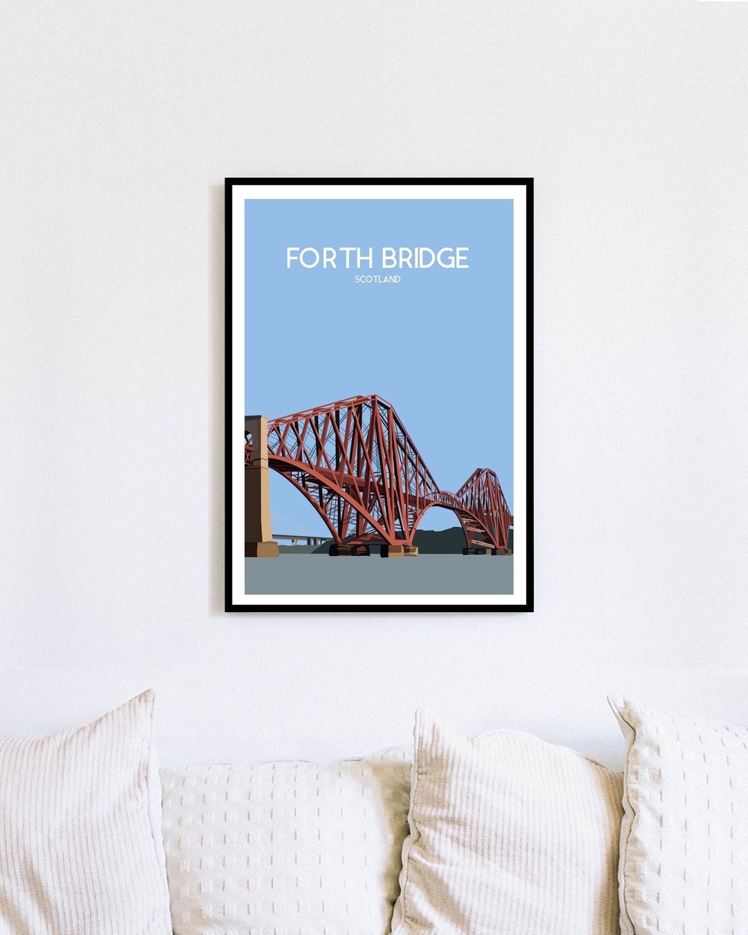 Forth Bridge Schottland Reise Poster | Kunstdruck aus England - Etsy.de