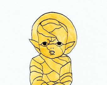 Haniel Original Angel Ink Drawing - Etsy