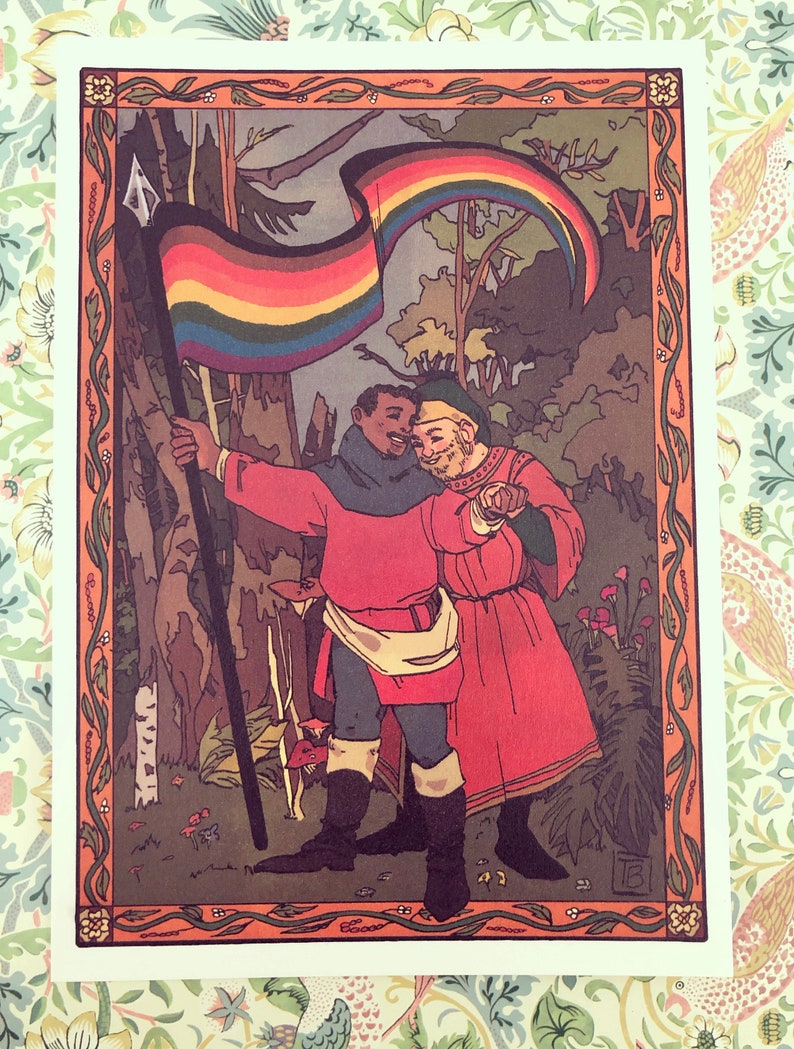 Medieval Pride Flag A5 Prints - Etsy UK