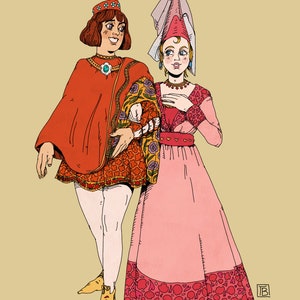 Medieval Super Mario Brothers Postcard Prints - Etsy