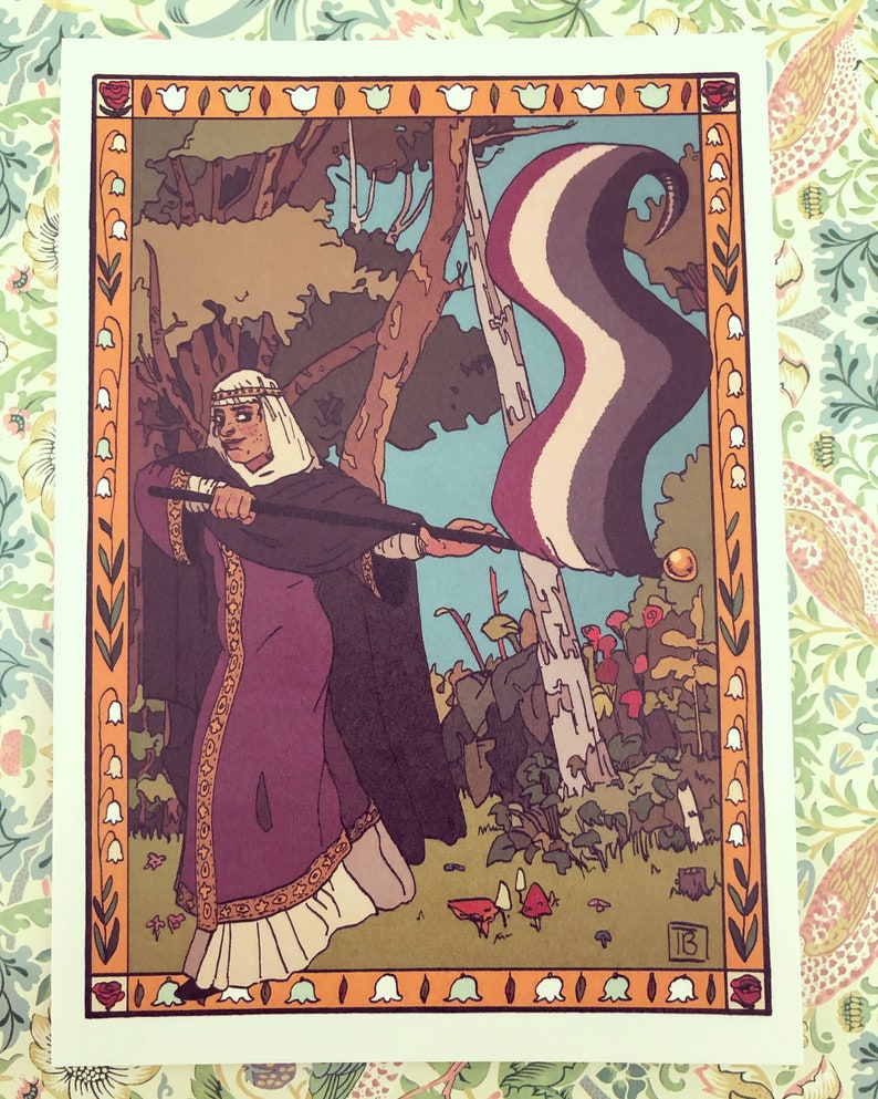 Medieval Pride Flag A5 Prints | Etsy