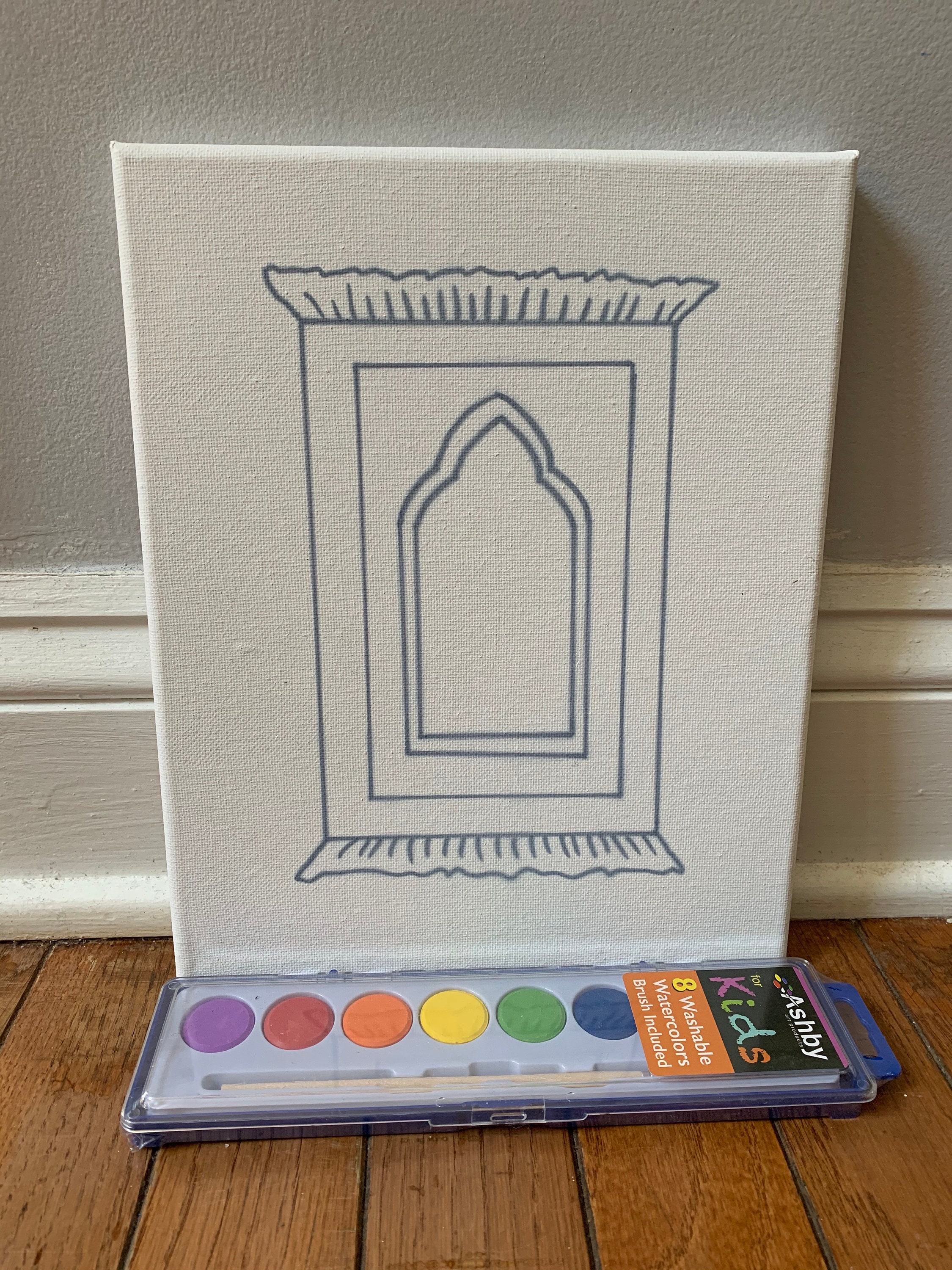Children Painting Set DIY Islamic 8x10 Painting Set, Kit Includes ...
