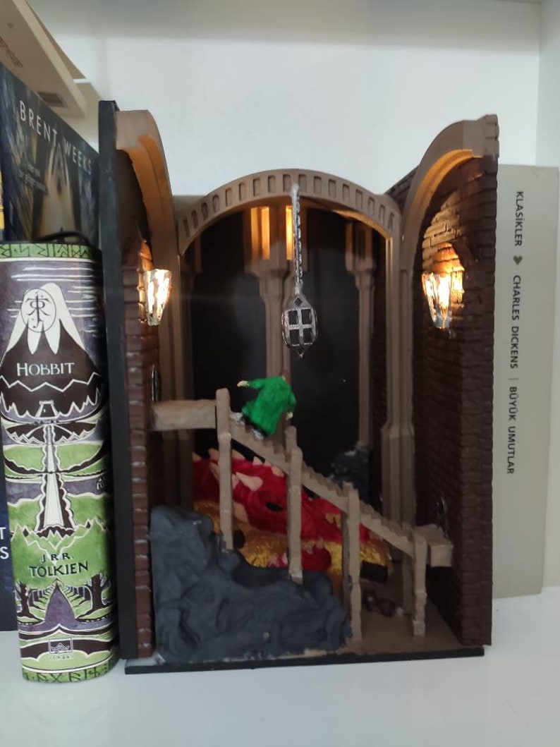 The Hobbit Book Nook, Lotr Book Nook, Lotr, Lord of the Rings - Etsy ...