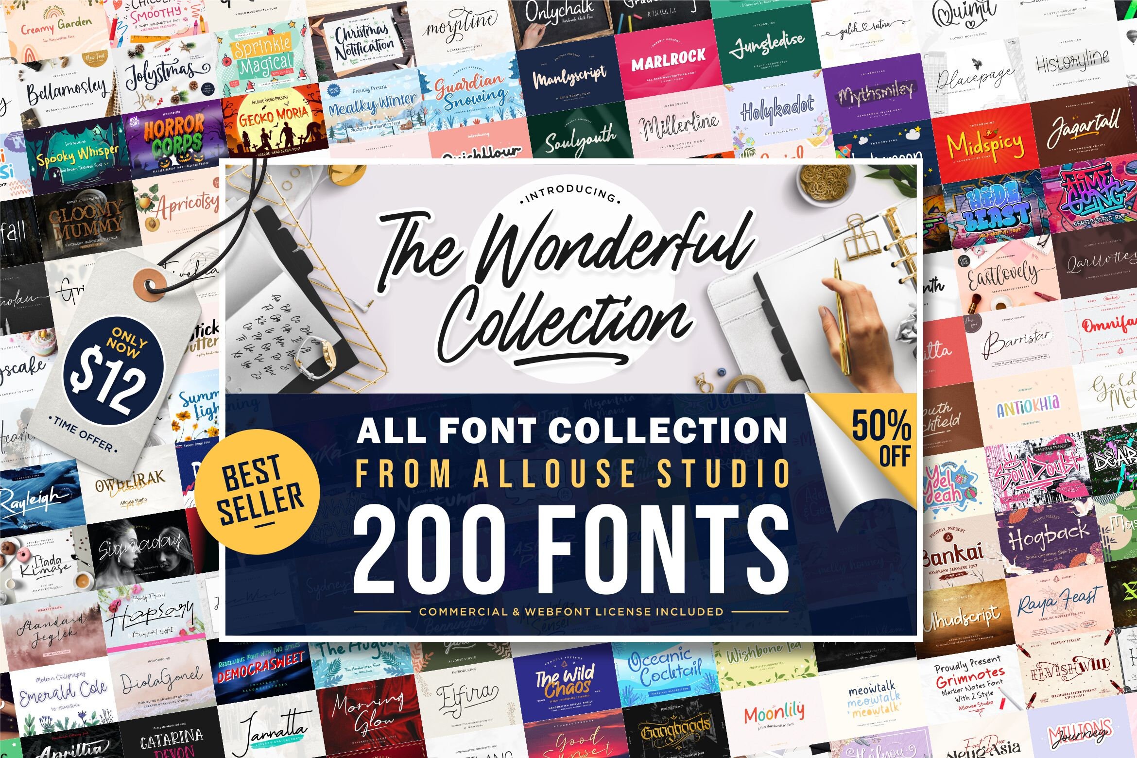 Mega Font Bundle Collection Cricut Calligraphy Font - Etsy