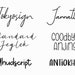 Cursive Font Svg, Font Svg, Digital Font Svg, Font Bundle for Logo ...