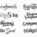 Cursive Font Svg, Font Svg, Digital Font Svg, Font Bundle for Logo ...