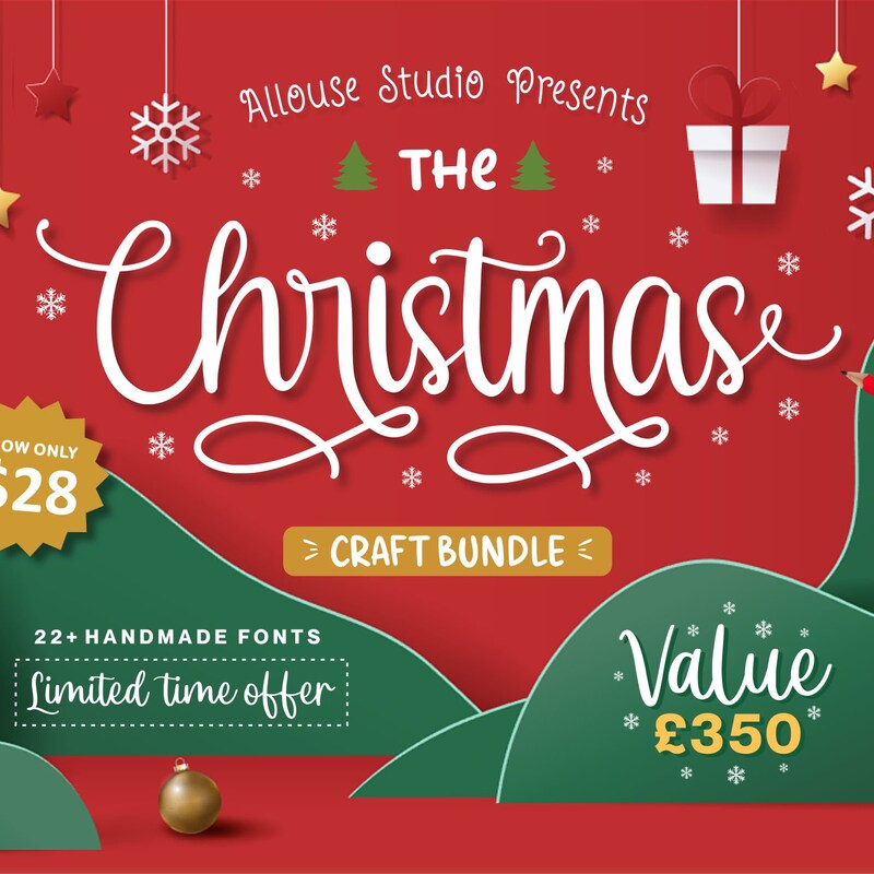 Christmas Fonts - Etsy