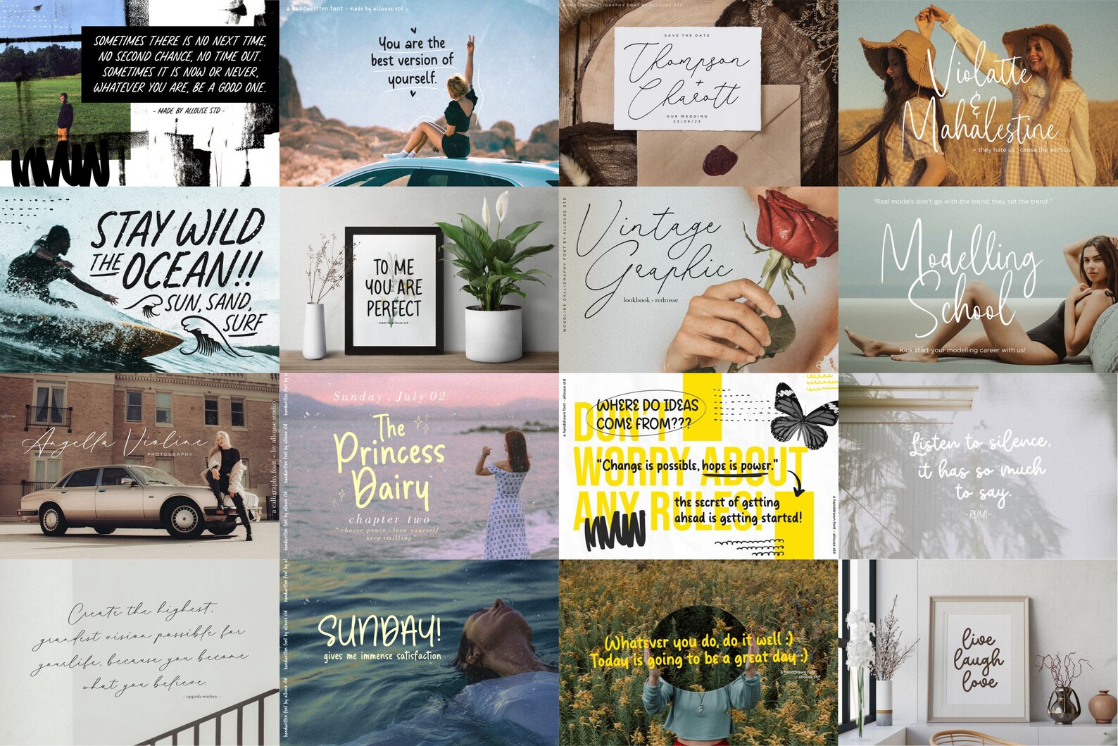 Font Fusion, Font Bundles, Logo Font, Branding Font, Commercial Use ...