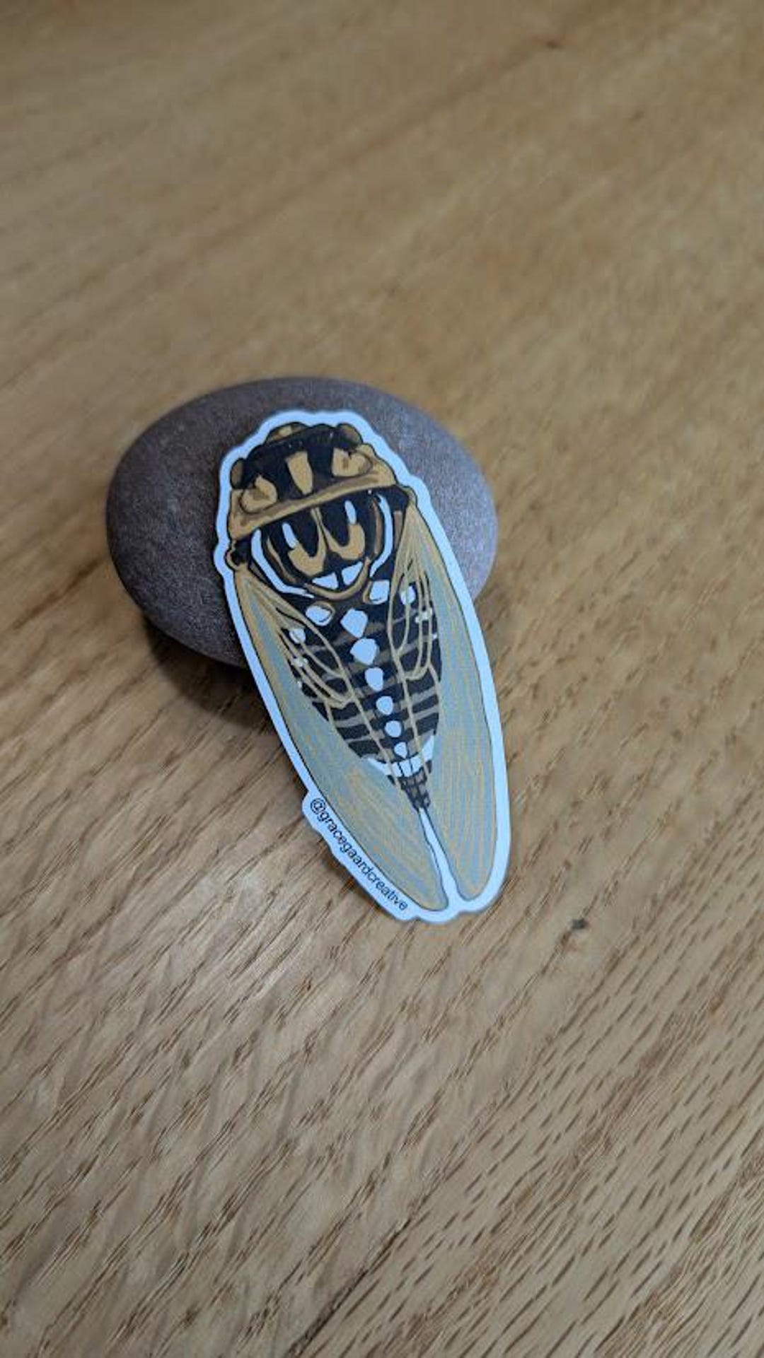 Cicada Sticker | Prairie Cicada Sticker - Etsy