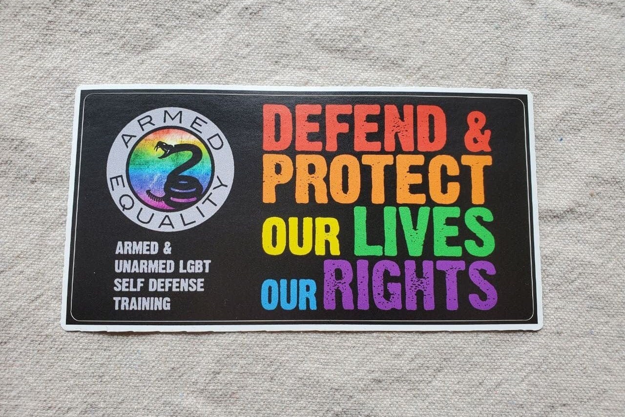 Armed Equality® Rectangular Sticker - Etsy