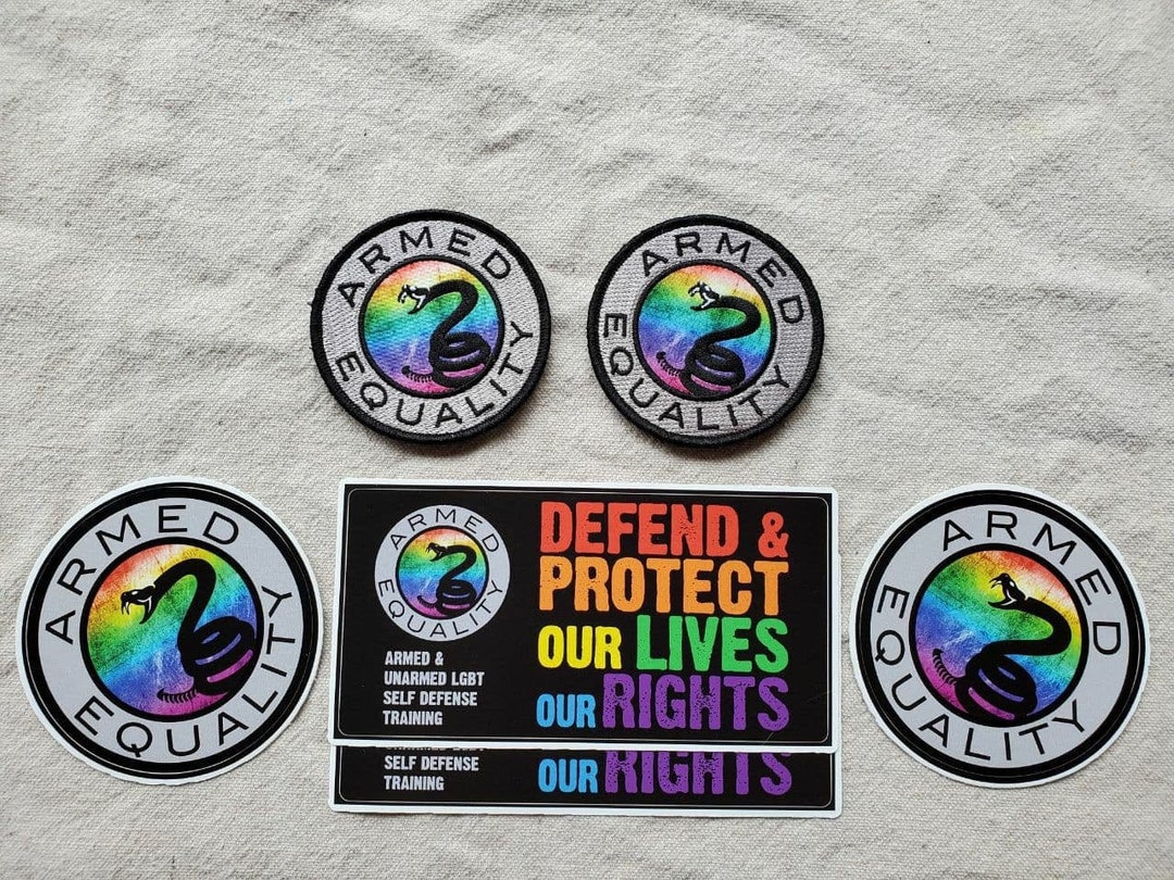 Armed Equality® Swag Pack - (patches X2, and All Stickers X2) - Etsy