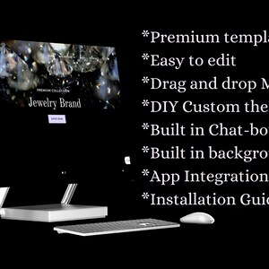 DIY Premium Diamond Jewelry Theme Custom Shopify Website Template ...