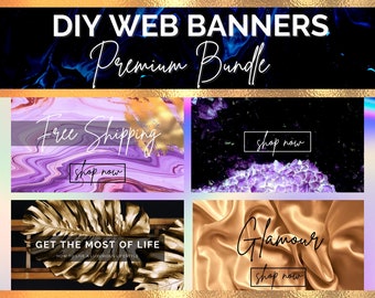Luxury Web Banner | Etsy